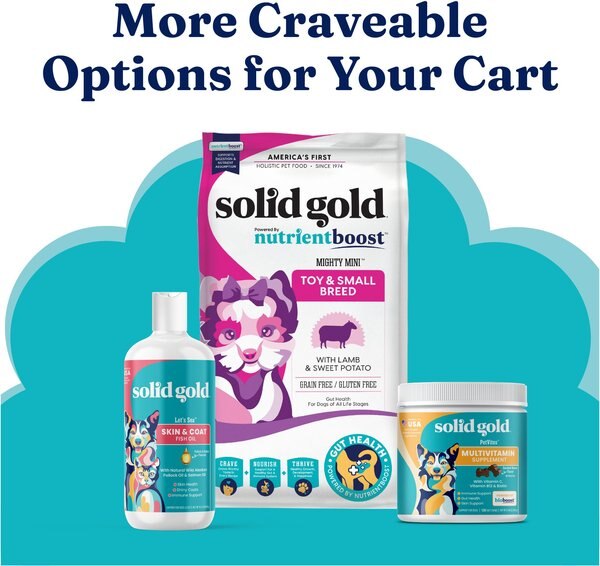 SOLID GOLD Mighty Mini Small & Toy Breed Grain-Free Variety Pack Wet Dog Food, 3.5-oz tray, case ...