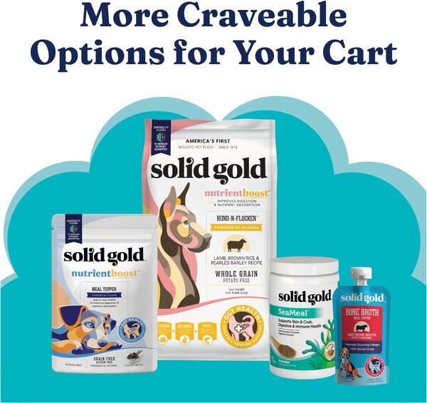 SOLID GOLD Nutrientboost Hund-n-Flocken Lamb Recipe with Healthy Whole ...