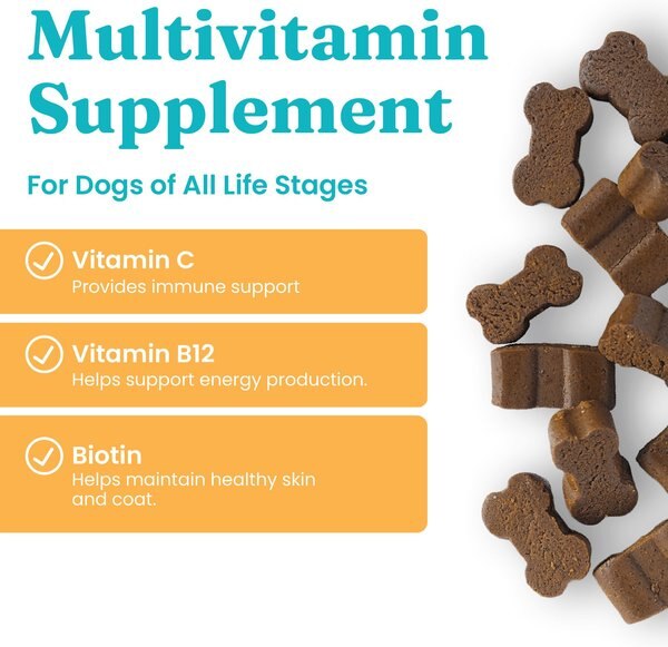 SOLID GOLD PetVites Multivitamin Soft Chews Vitamin C & B12 Supplement ...
