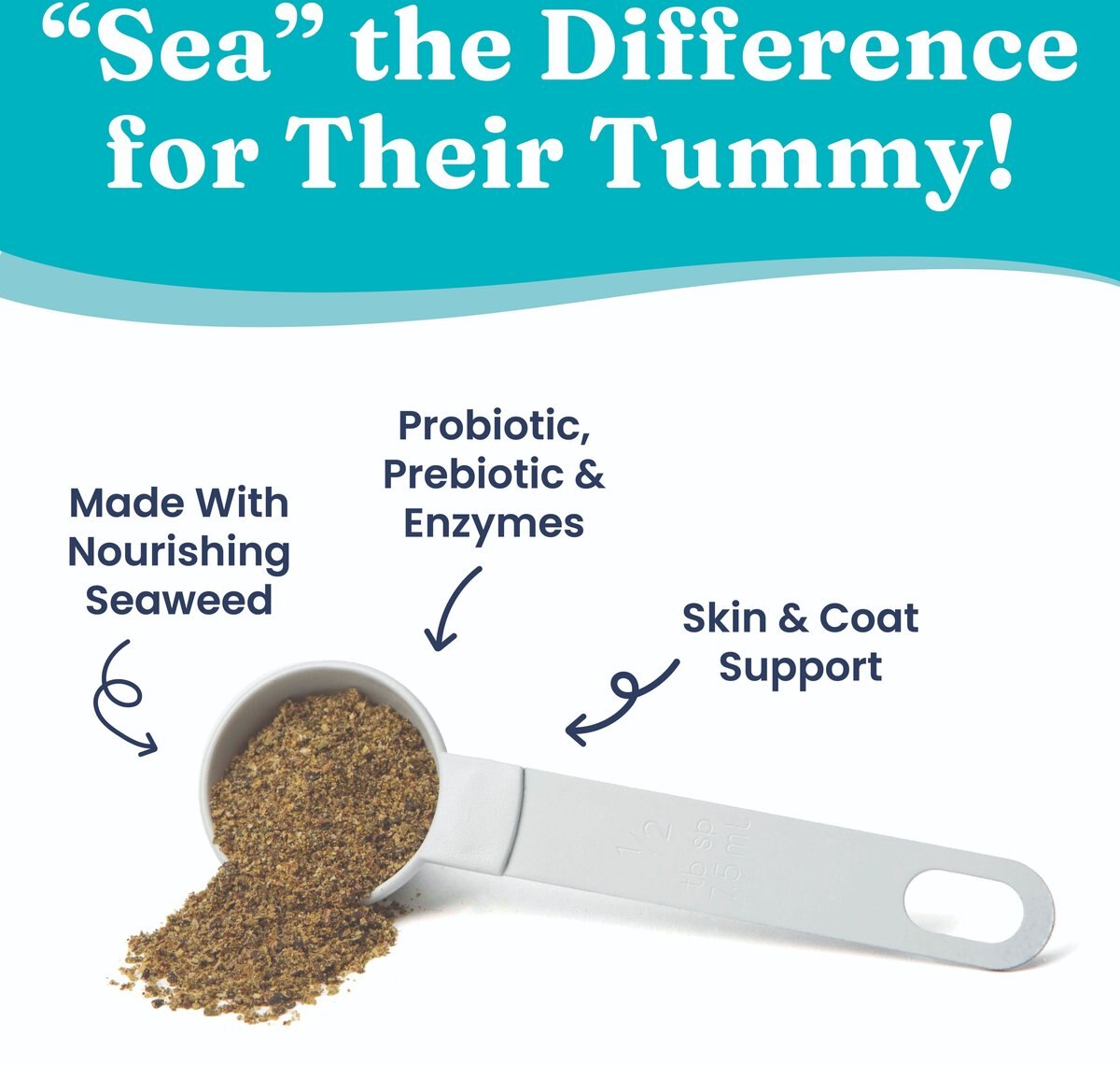 SOLID GOLD SeaMeal Probiotic Powder Digestive Support Food Topper ...