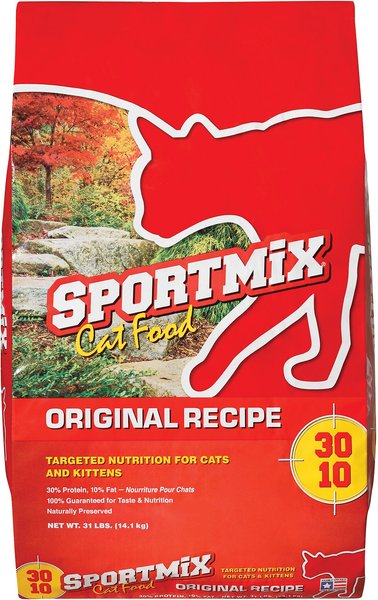 SPORTMIX Original Recipe Adult Dry Cat Food, 31-lb bag - Chewy.com