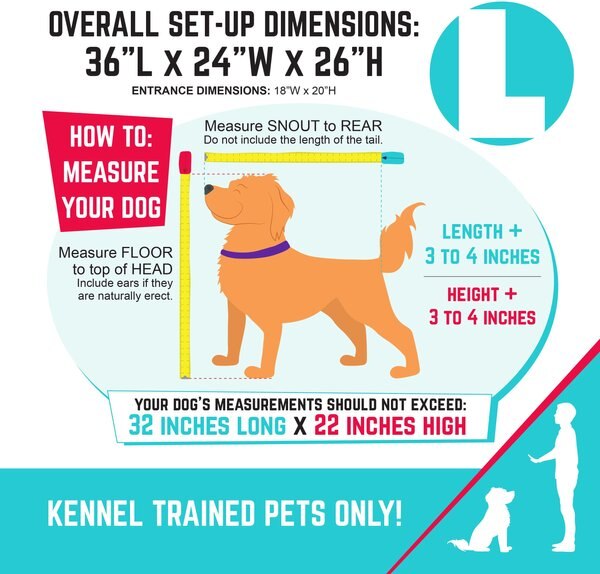 SPORTPET DESIGNS Collapsible Dog Kennel, Red, Large: 36-in - Chewy.com