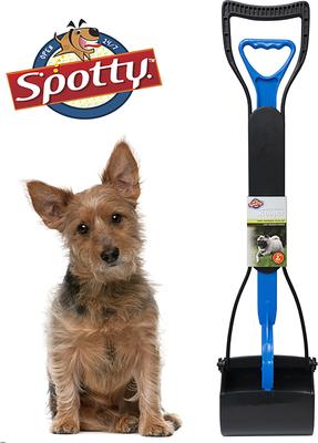 SPOTTY Spring Action Poop Scooper, Color Varies, Large - Chewy.com