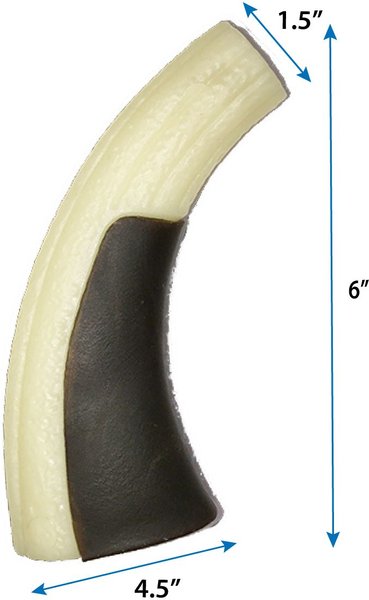 SPUNKY PUP Snack & Chew Antler Tough Dog Chew Toy, Large - Chewy.com