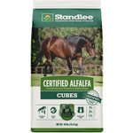 STANDLEE Premium Western Forage Certified Alfalfa Hay Cubes Horse Feed, 40-lb bag - Chewy.com