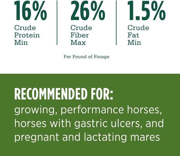 STANDLEE Premium Western Forage Certified Alfalfa Hay Cubes Horse Feed ...