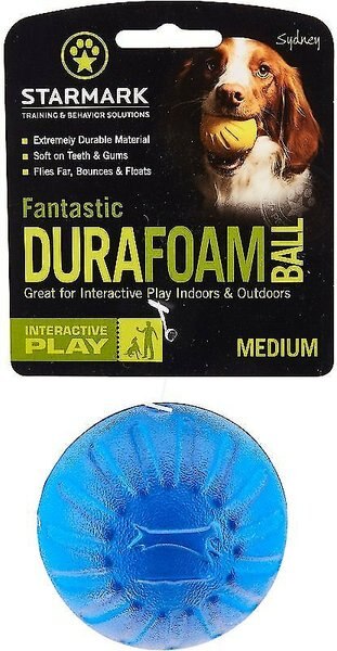 STARMARK Fantastic DuraFoam Ball Tough Dog Toy, Color Varies, Medium - Chewy.com
