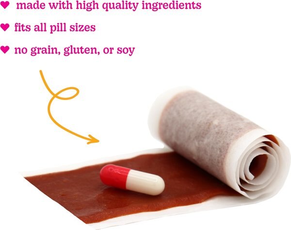 STASHIOS Wrap-Ups Cheese Pill Wrapper Dog & Cat Treat, 30 count - Chewy.com