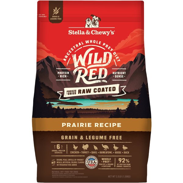 STELLA & CHEWY'S Wild Red Raw Blend Kibble Grain-Free Red Meat Recipe ...