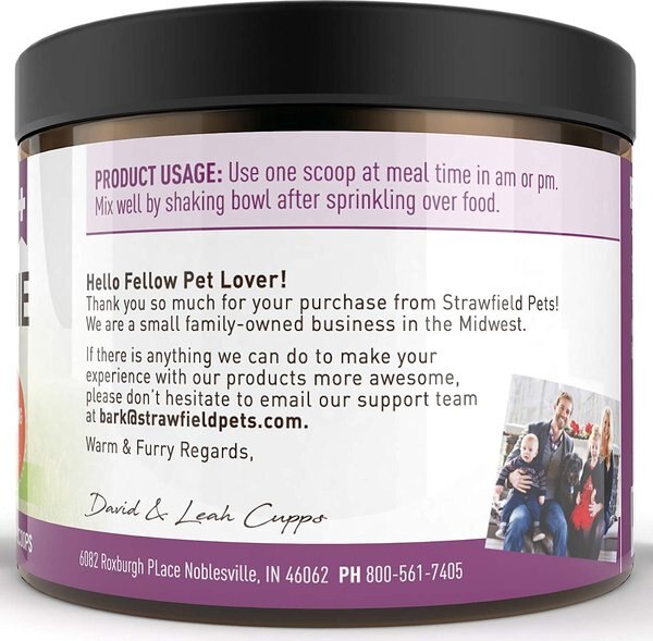 STRAWFIELD PETS L-Lysine Immune Support Cat Supplement, 7-oz jar ...