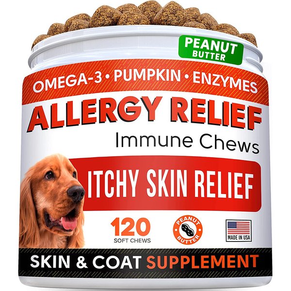 NATIVE PET Allergy & Immune Chews Allergy Relief Supplement for Dogs ...