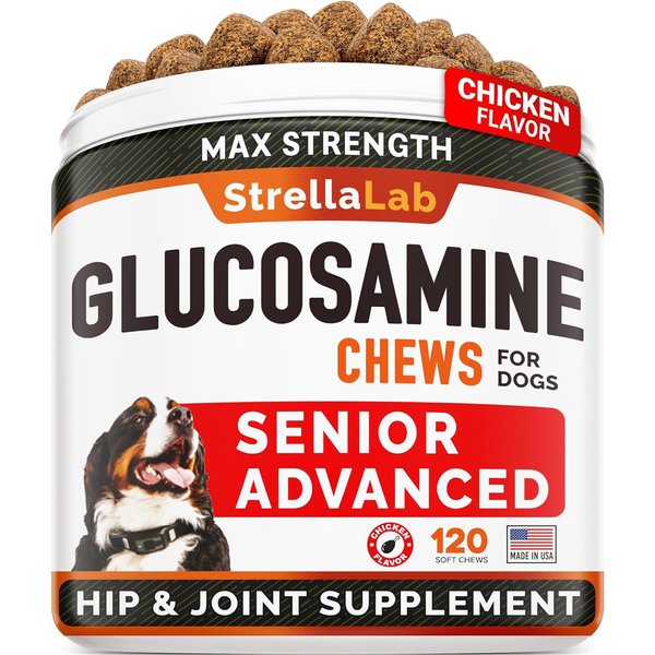 BARK&SPARK Glucosamine Chondroitin Hip & Joint with Omegas 3 & Fish Oil ...