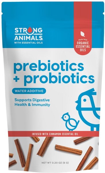 STRONG ANIMALS Prebiotics & Probiotics Poultry Water Additive, 6-gm, 30 ...