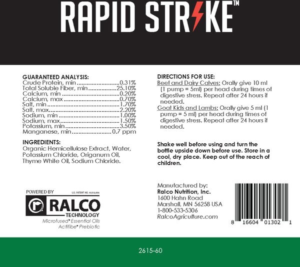 STRONG ANIMALS Rapid Strike Farm Animal Supplement, 60-ml bottle ...