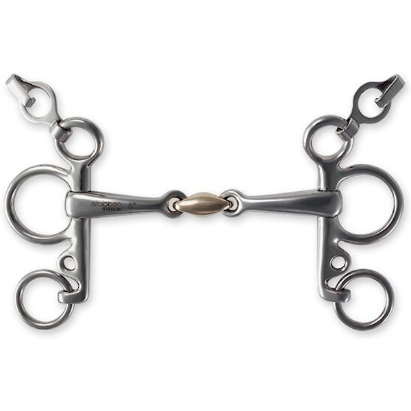 Out of Stock - STUBBEN Golden Wings 4-in-1 Horse Bit, 14-mm, 5-in ...