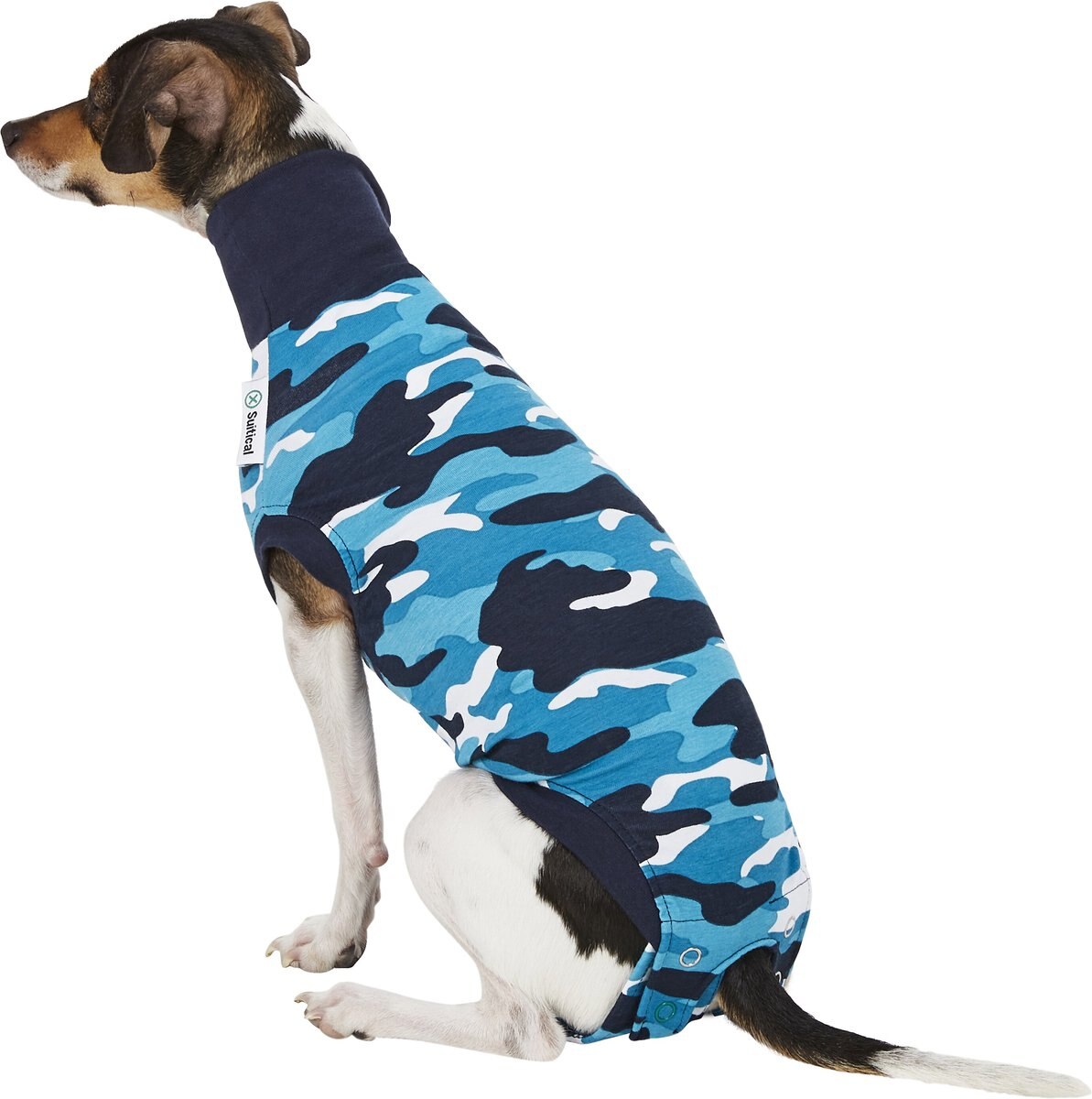 SUITICAL Recovery Suit for Dogs, Blue Camo, X-Small - Chewy.com