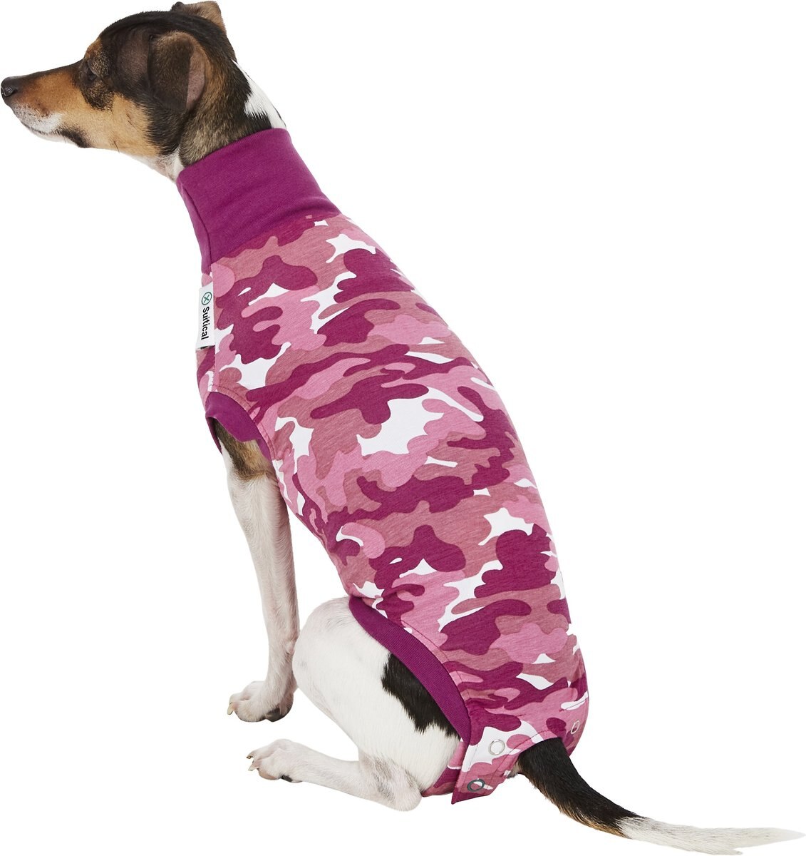SUITICAL Recovery Suit for Dogs, Pink Camo, X-Small - Chewy.com