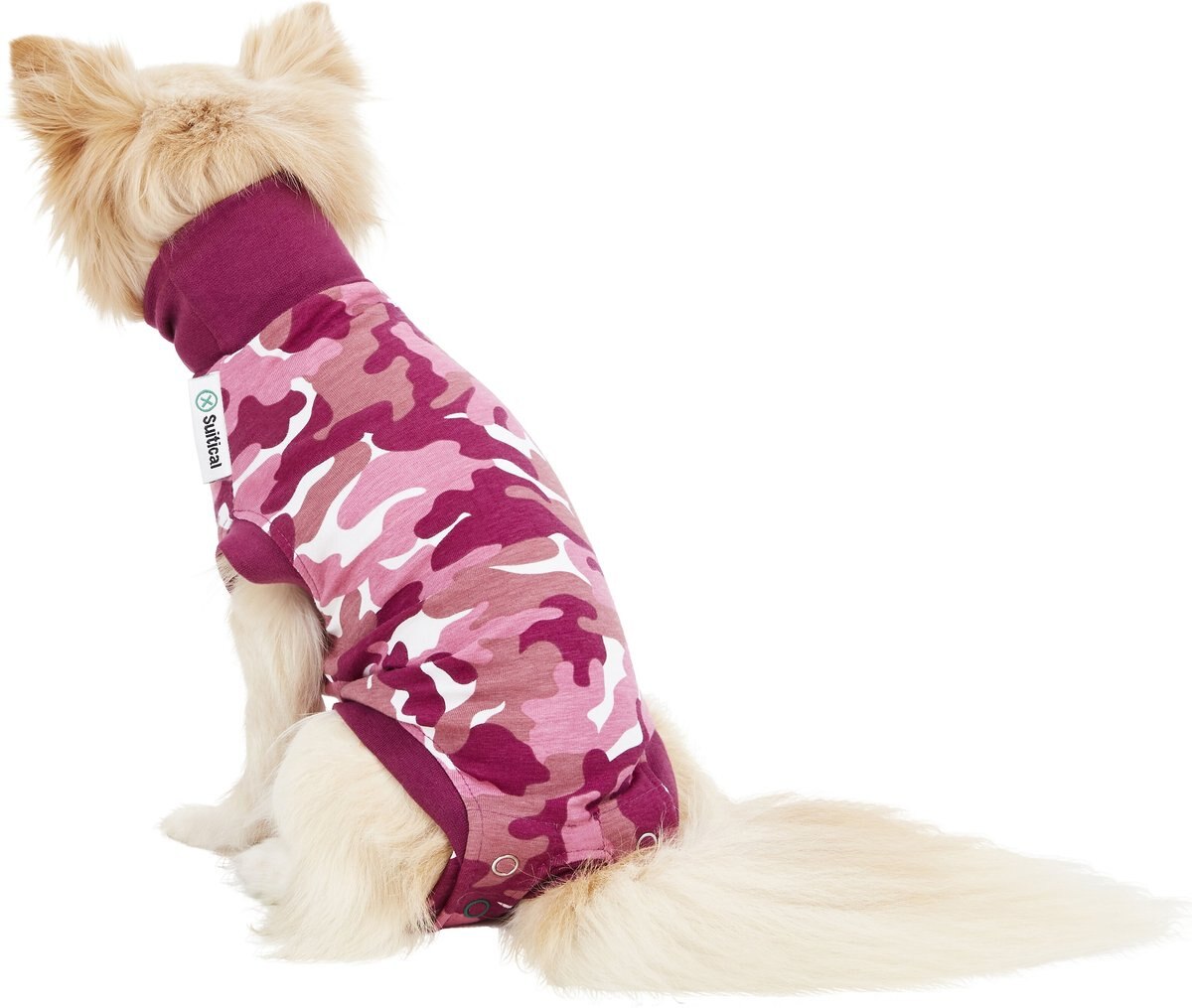 SUITICAL Recovery Suit for Dogs, Pink Camo, XX-Small - Chewy.com