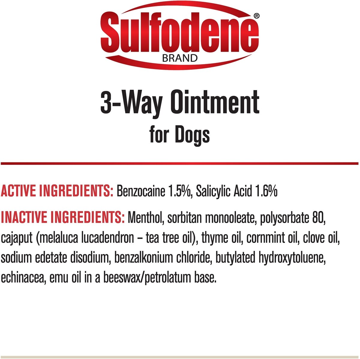 Sulfodene 3-Way Ointment for Dogs | Chewy (Free Shipping)