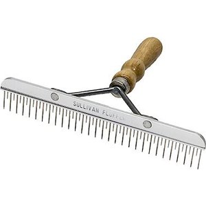 Out of Stock - SULLIVAN SUPPLY Fluffer Wood Handle Farm Animal Comb ...