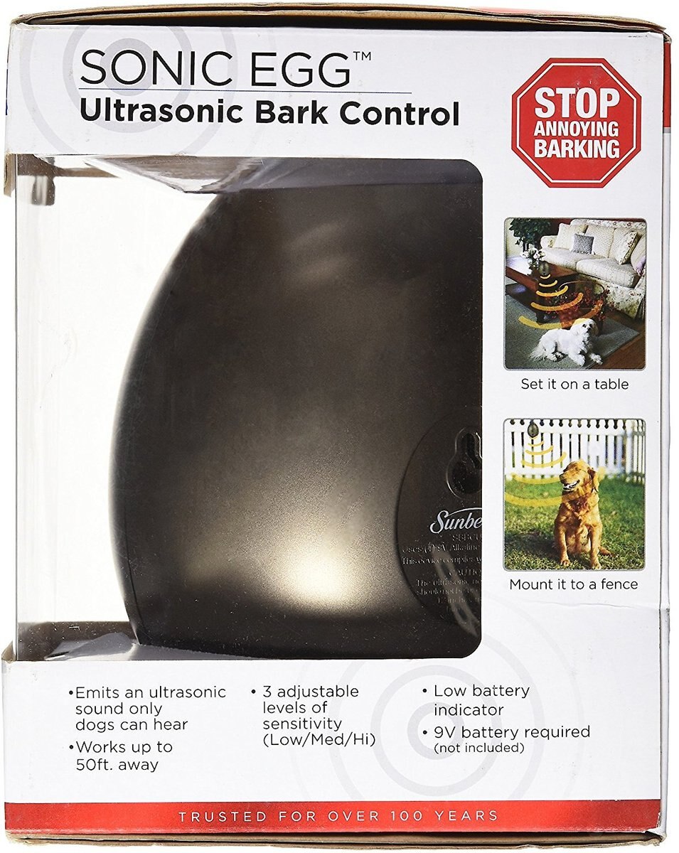 Sunbeam Sonic Egg Ultrasonic Bark Control Device (Free Shipping) | Chewy