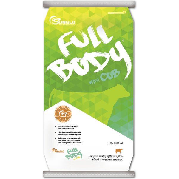 SUNGLO Full Body Show Animal Cattle Supplement, 50-lb bag - Chewy.com