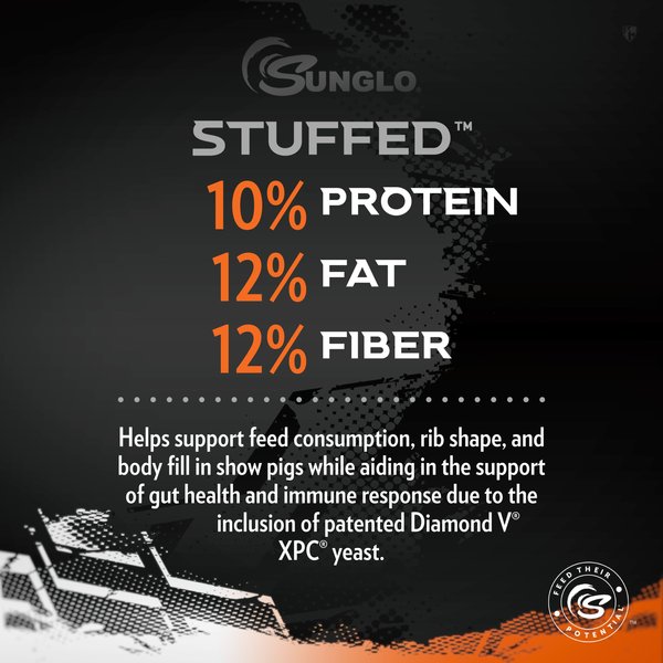 SUNGLO Stuffed Show Supplement for Pigs, 40-lb bag - Chewy.com