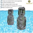 SUNGROW Betta Fish Moai Easter Island Head Aquarium Ornament, 2-pack, 7 ...