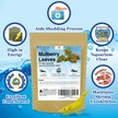 SUNGROW Dried Mulberry Leaves Growth Supplement for Freshwater Aquarium ...