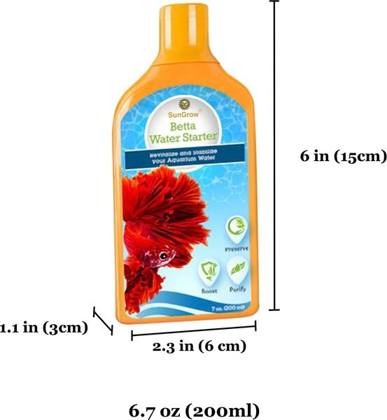 SUNGROW Tap Water Conditioner with Beneficial Bacteria for Freshwater ...