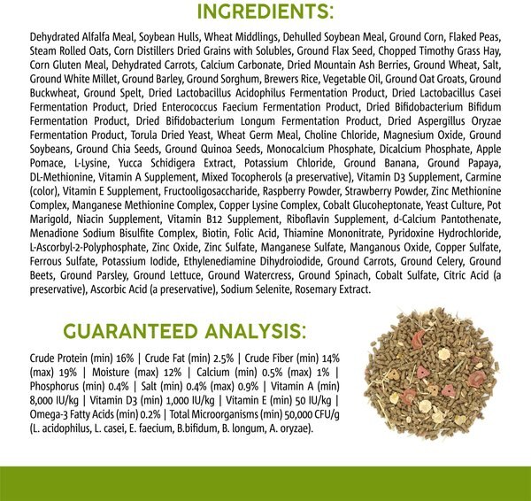 SUNSEED Vita Prima Young Rabbit Food, 4-lb bag - Chewy.com