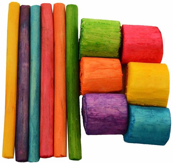 SUPER BIRD CREATIONS Critter Crunchies Bird Toy, 12 count - Chewy.com