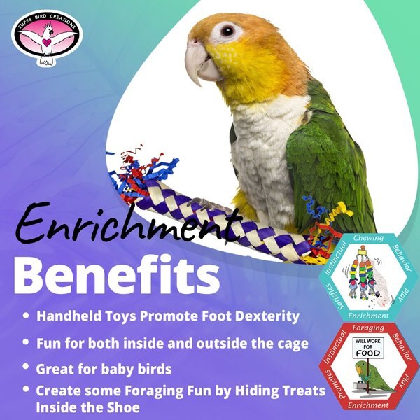 SUPER BIRD CREATIONS Firecracker Sticks Bird Toy, 5 count - Chewy.com