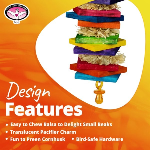 SUPER BIRD CREATIONS Haystack Bird Toy - Chewy.com