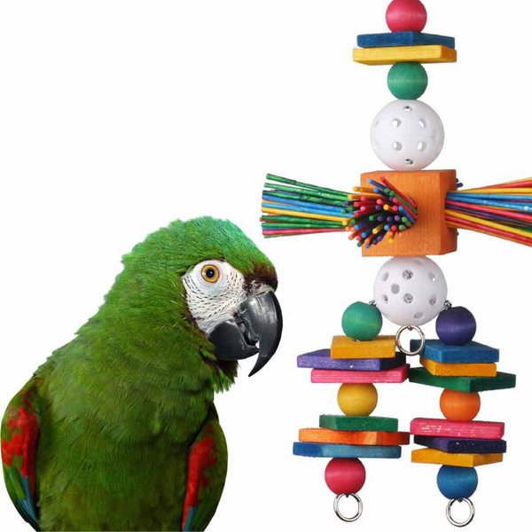 SUPER BIRD CREATIONS 4 Way Play Bird Toy, Large - Chewy.com