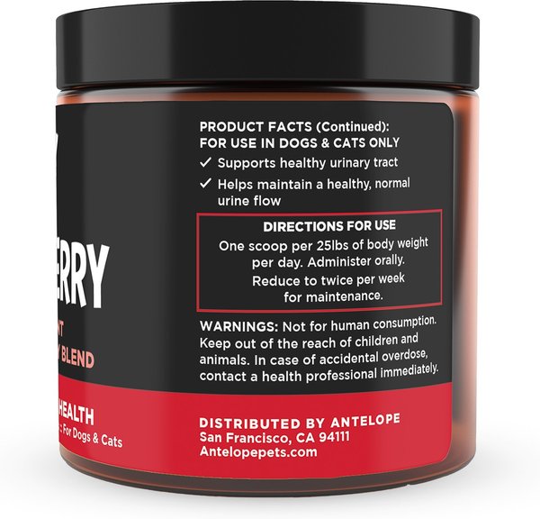 SUPER SNOUTS Berry Cranberry & Wild Blueberry Urinary Tract Dog ...