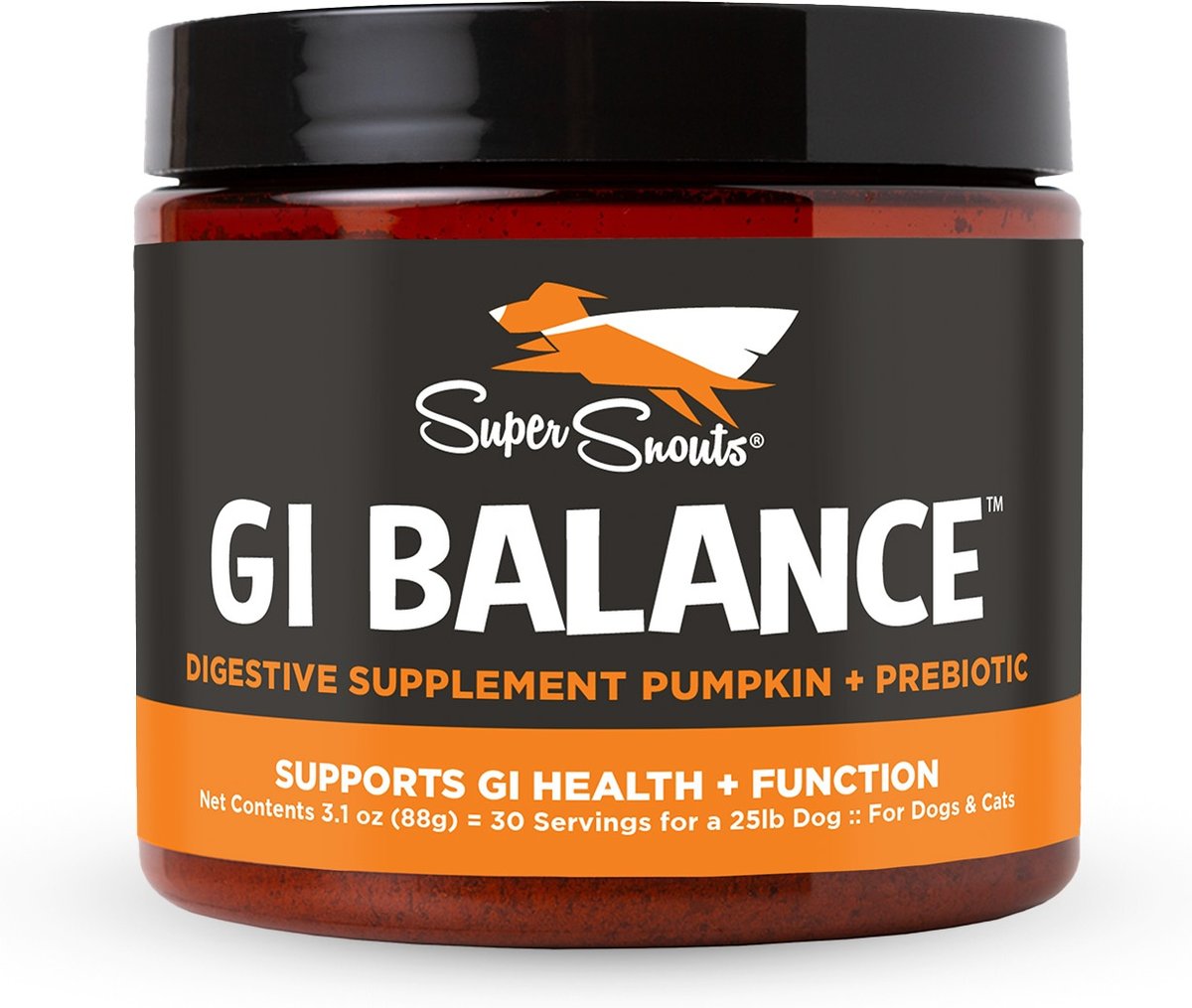 SUPER SNOUTS G.I. Balance Digestive Support Dog & Cat Supplement, 3.1 ...