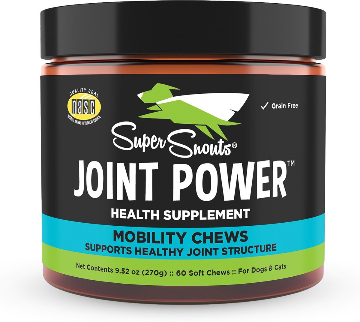SUPER SNOUTS Joint Power Soft Chew Supplement for Dogs & Cats, 60 count ...