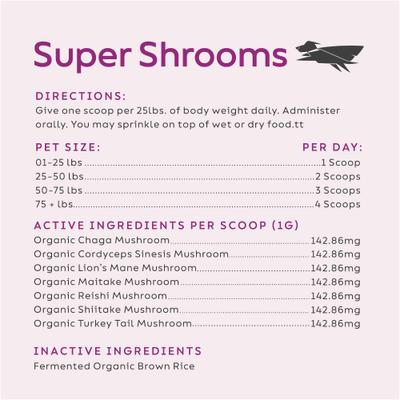 Out of Stock - SUPER SNOUTS Super Shrooms Organic Super 7 Mushroom ...