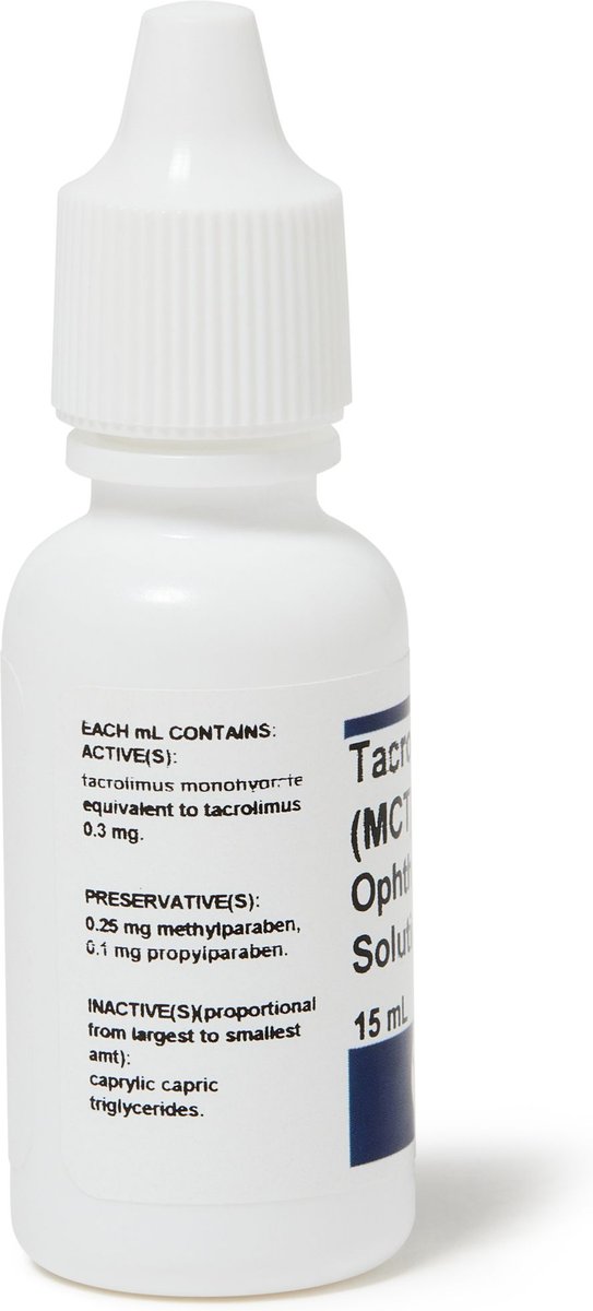 TACROLIMUS COMPOUNDED MCT Ophthalmic Solution, 0.03%, 15 mL - Easy ...