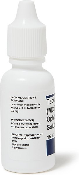 TACROLIMUS COMPOUNDED MCT Ophthalmic Solution, 0.03%, 15 mL - Easy ...