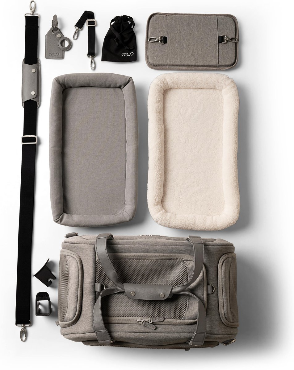 TAVO PETS Dupree II Airline Carry-On Dog & Cat Car Seat, Merle - Chewy.com