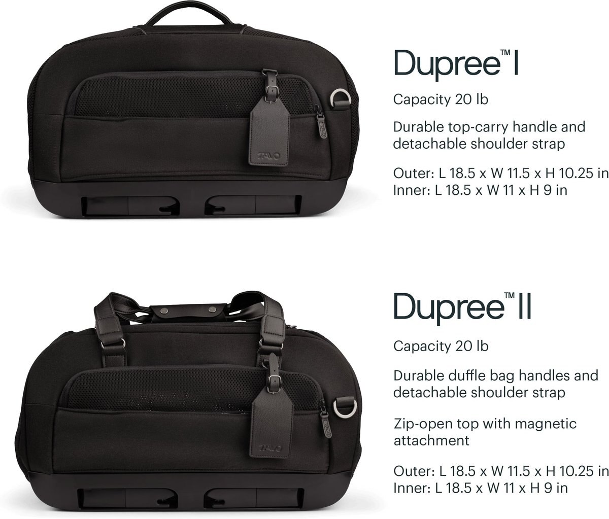 TAVO PETS Dupree II Airline Carry-On Dog & Cat Car Seat, Merle - Chewy.com