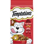 TEMPTATIONS Beef, Chicken, & Cheese BBQ Flavor Adult Dry Cat Food, 6.3 ...