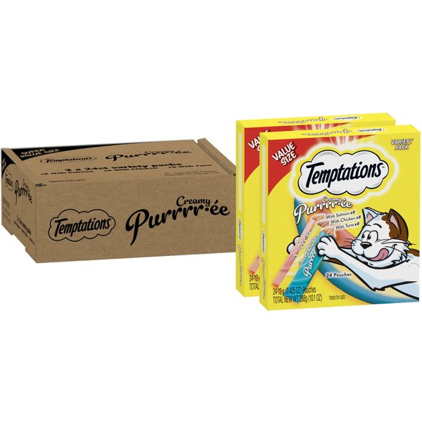 Out of Stock - TEMPTATIONS Lickable Spoons Variety Pack with Chicken ...