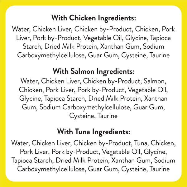 TEMPTATIONS Creamy Puree Salmon, Chicken & Tuna Variety Pack Lickable ...