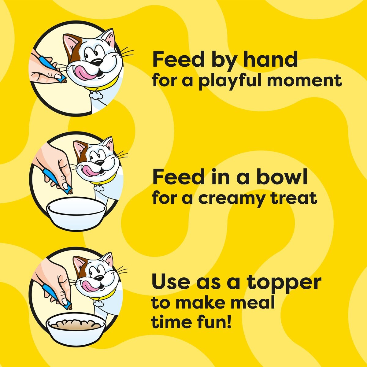 TEMPTATIONS Creamy Puree with Chicken Lickable Cat Treats, 0.425-oz ...