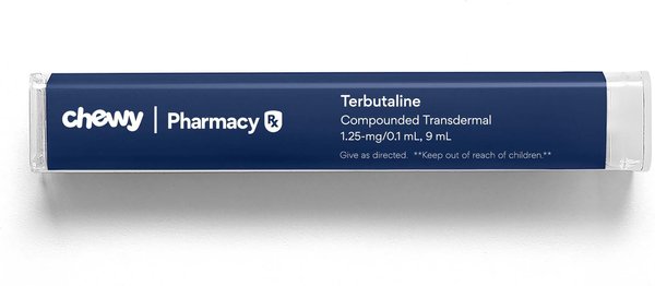 TERBUTALINE SULFATE COMPOUNDED Transdermal for Cats, 1.25-mg/0.1-mL, 9 ...