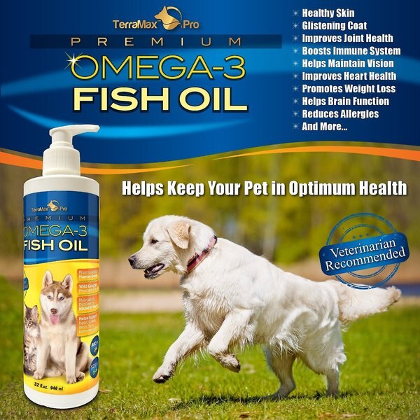 Out of Stock - TERRAMAX Pro Premium Omega-3 Fish Oil Dog Supplement, 32 ...