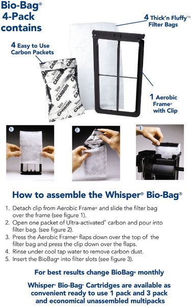 TETRA Bio-Bag Large Disposable Filter Cartridges, 24 count - Chewy.com